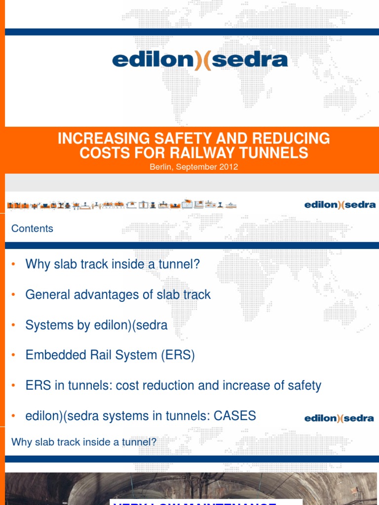 Edilon) (Sedra Track Systems - Increasing Safety and Reducing Costs For Railway Tunnels | PDF ...