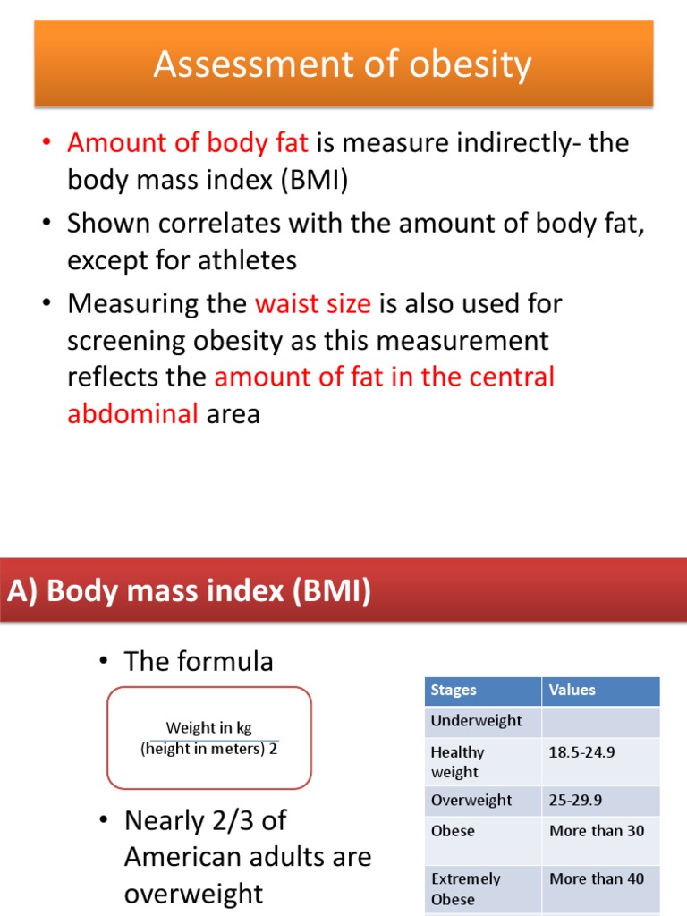 Understanding Obesity: BMI and Fat Types | PDF | Adipose Tissue | Body ...