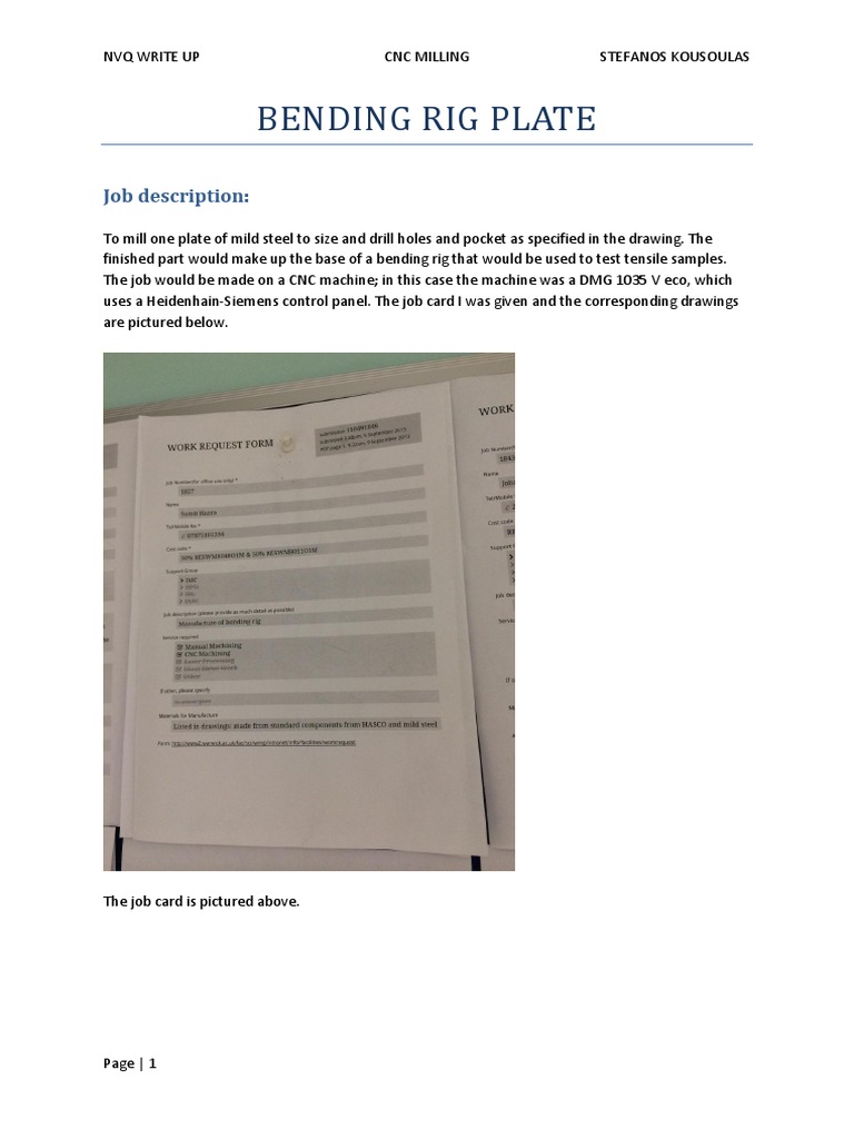 NVQ witness testimony example | Numerical Control | Personal Protective ...