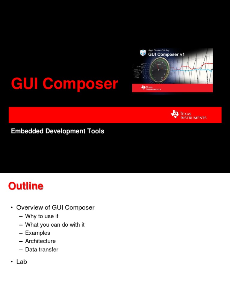 Ccs Gui Composer Pdf Embedded System Graphical User Interfaces