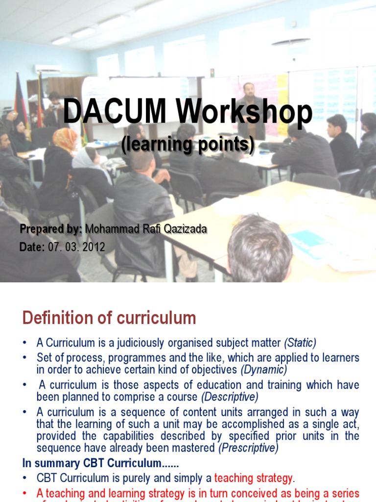 Curriculum Development | PDF | Competence (Human Resources) | Curriculum
