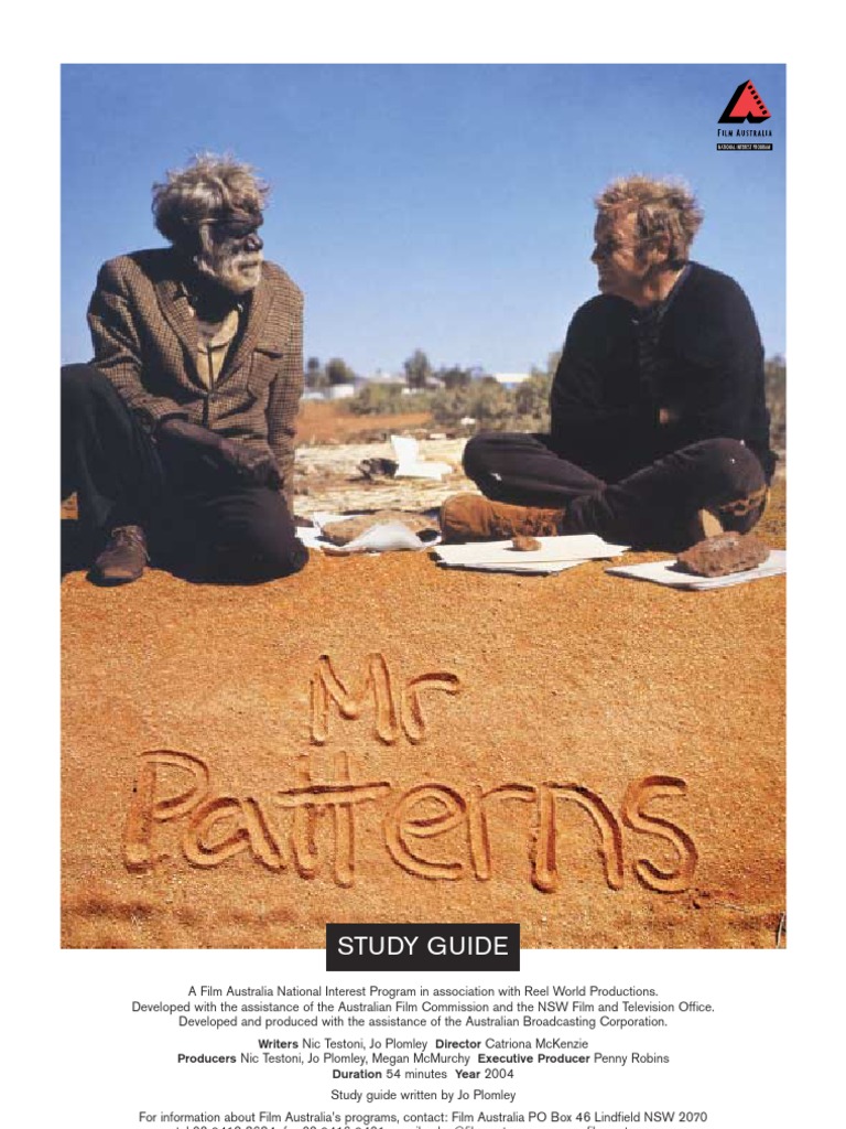 MR Patterns Teaching Notes | PDF | Indigenous Australians | Australia