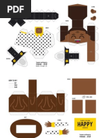 Printable Minecraft Steve Papercraft | PDF