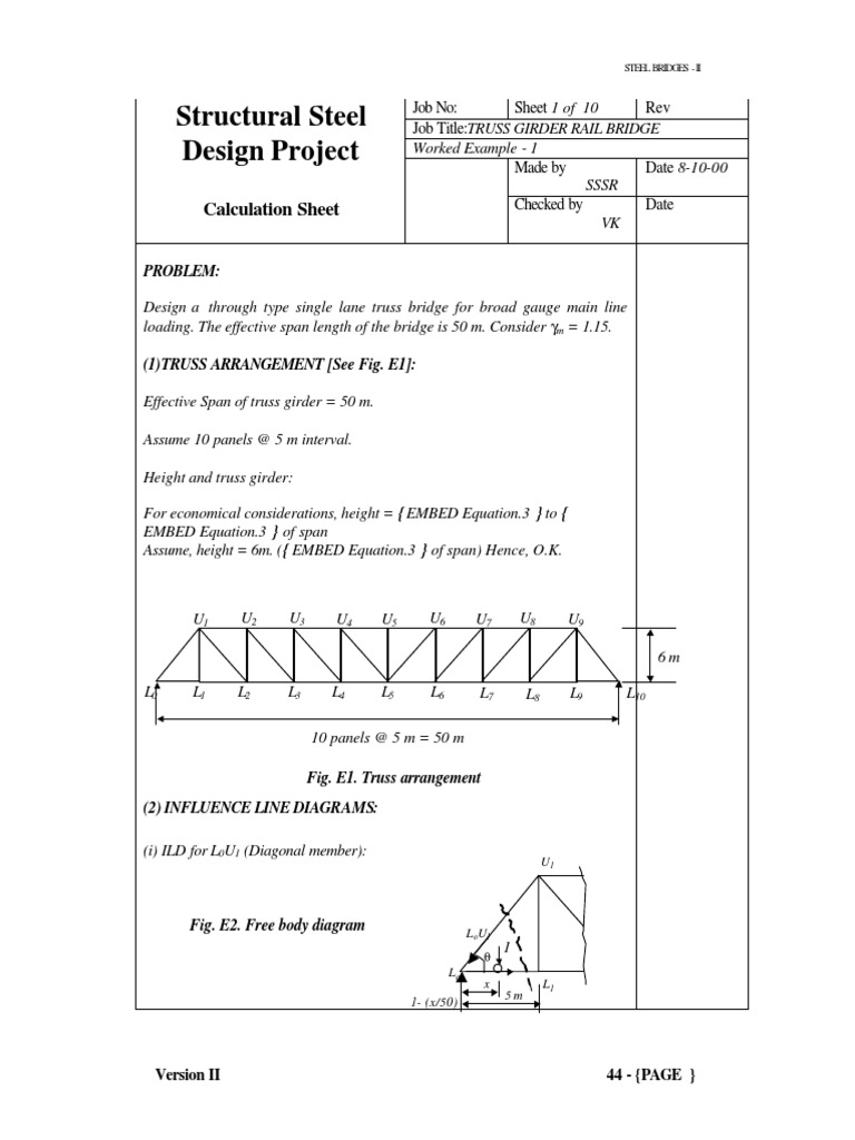 Steel Truss Design | PDF | Truss | Mechanical Engineering