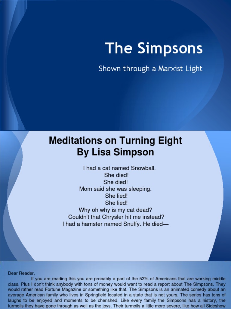 Simpsons | PDF | The Simpsons | Bart Simpson