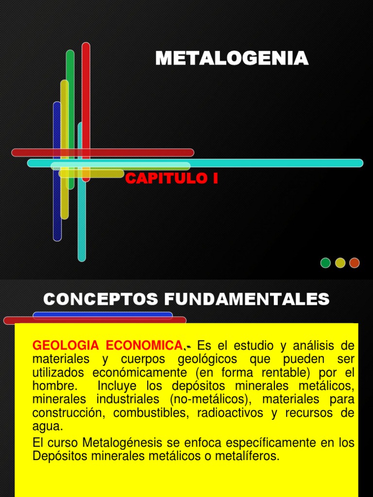 METALOGENIA | Minería | Minerales