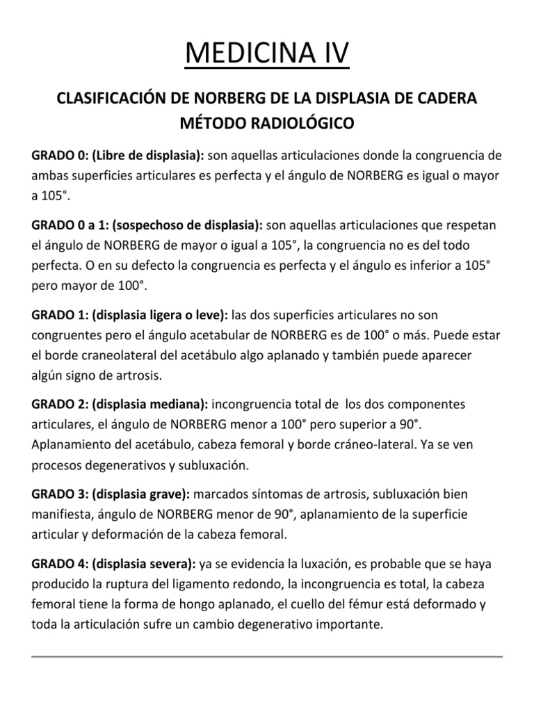 Clasificacion de Norberg | PDF | Ciencia y matemática