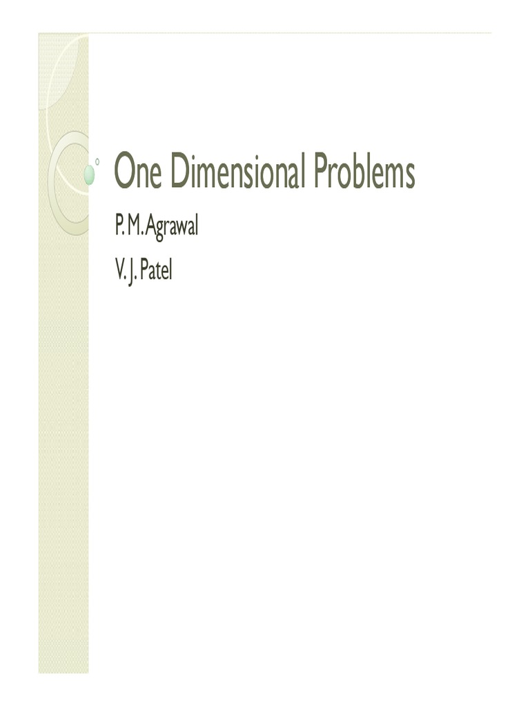 One Dimensional Element | PDF | Computer Aided Design | Stiffness