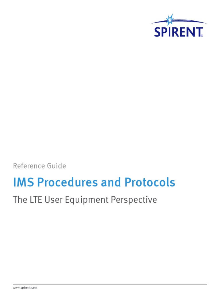 IMS Protocol Reference Guide | PDF | Session Initiation Protocol | Ip ...