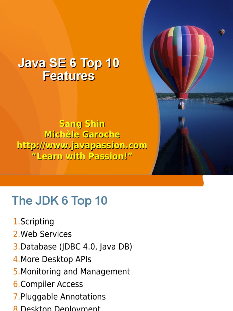 Javase6 Features PDF | PDF | Java Platform | Computing Platforms