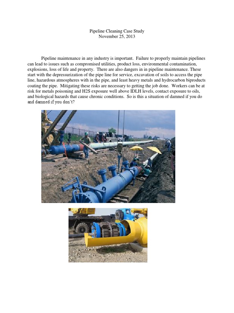 Safer Pipeline Cleaning Solutions | PDF | Pipeline Transport | Risk