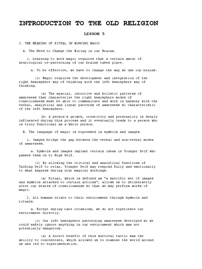 Anonymous - Introduction To The Old Religion Lesson 5 Cd6 Id1144220731 ...