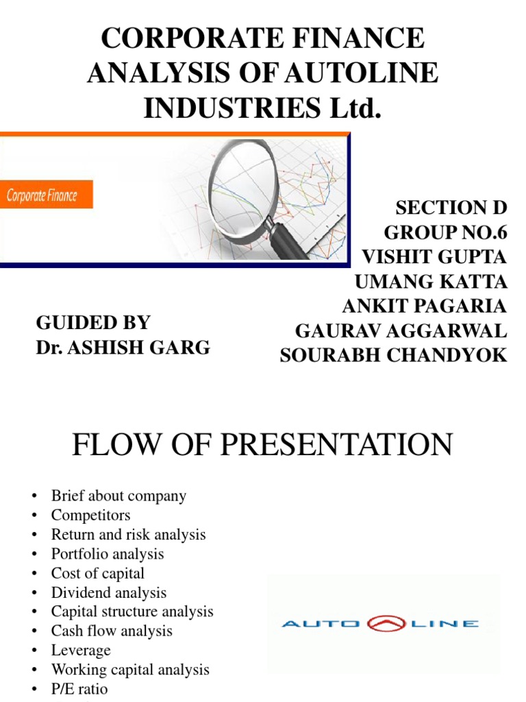Autoline Industries Financial Analysis | PDF | Discounted Cash Flow ...