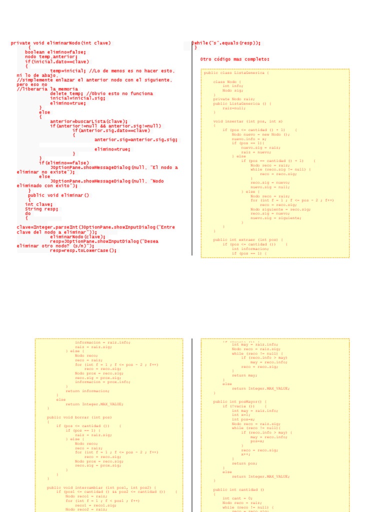 Codigos para Imprimir | PDF | Programación de computadoras | Áreas de ...