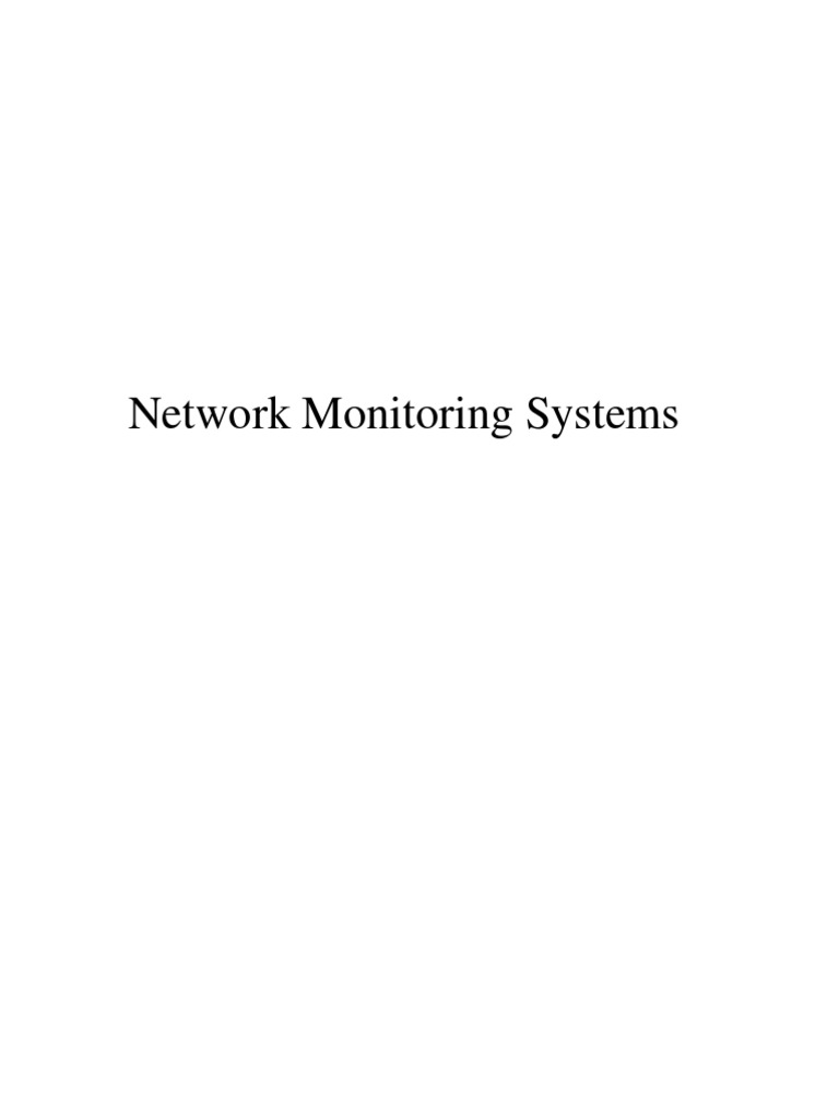 Network Monitoring System | PDF | Internet Service Provider | Provisioning
