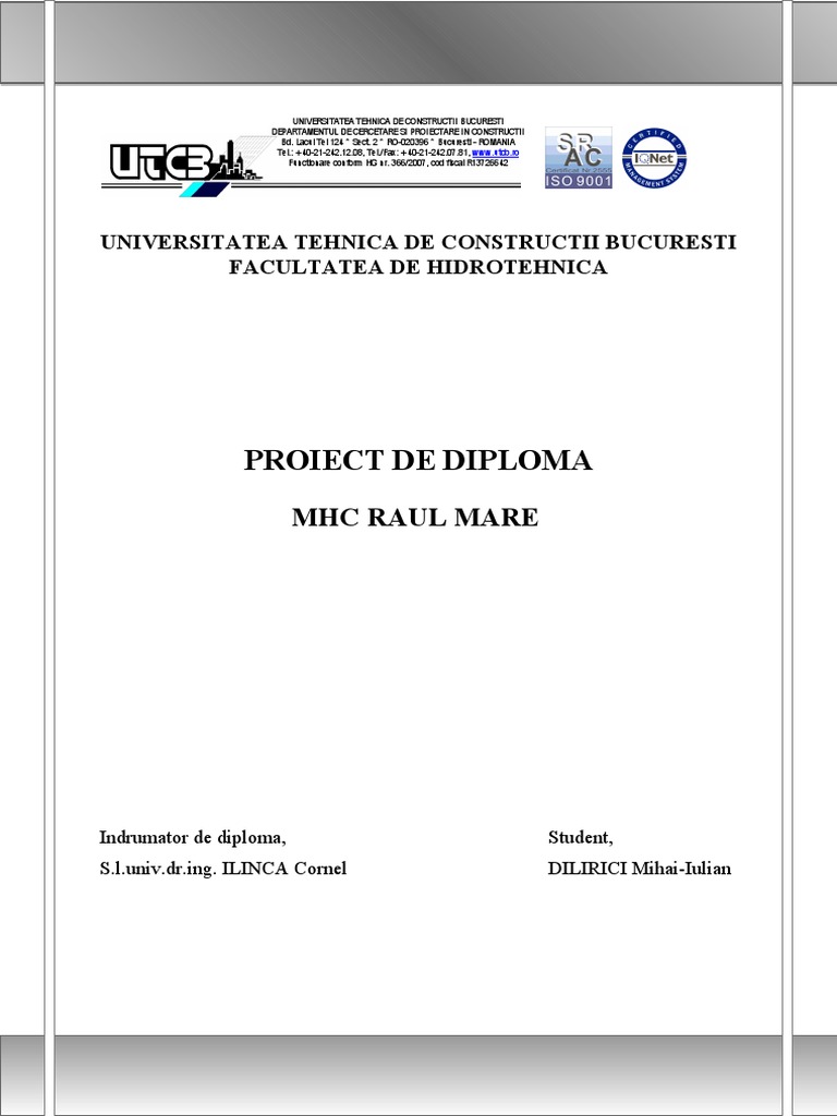 Proiect Diploma | PDF