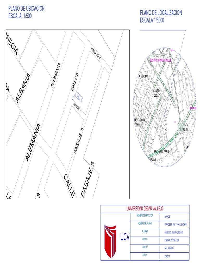 Plano de Trujillo Con Avenidas y Calles N de Finka-Layout1 | PDF ...