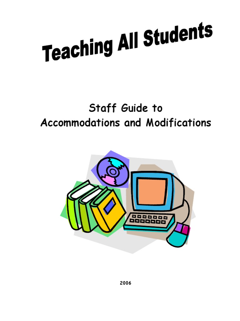 Accommodations and Modifications Guide | PDF | Special Education ...