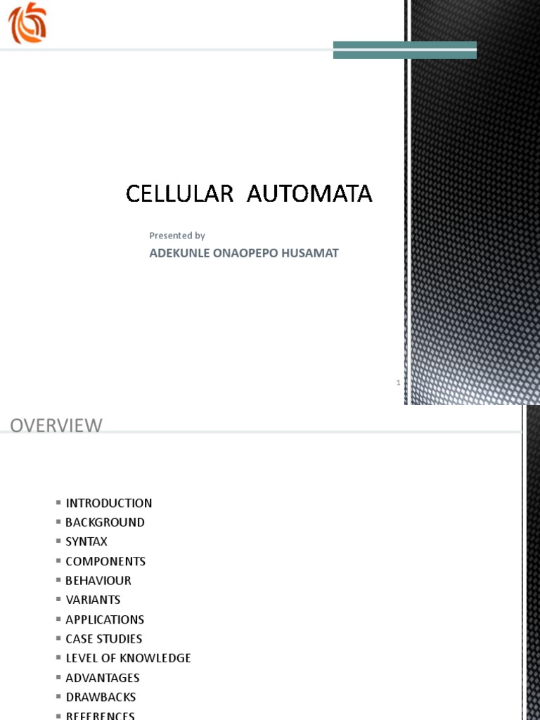 Cellular Automata | PDF | System | Emergence