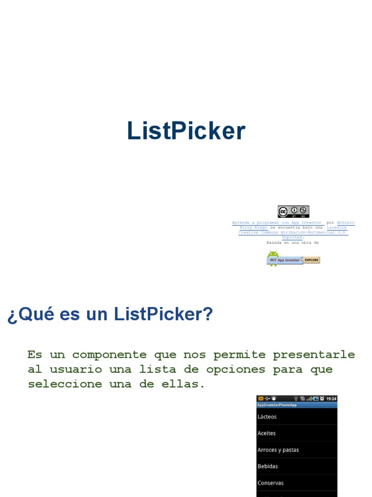 List Picker | PDF