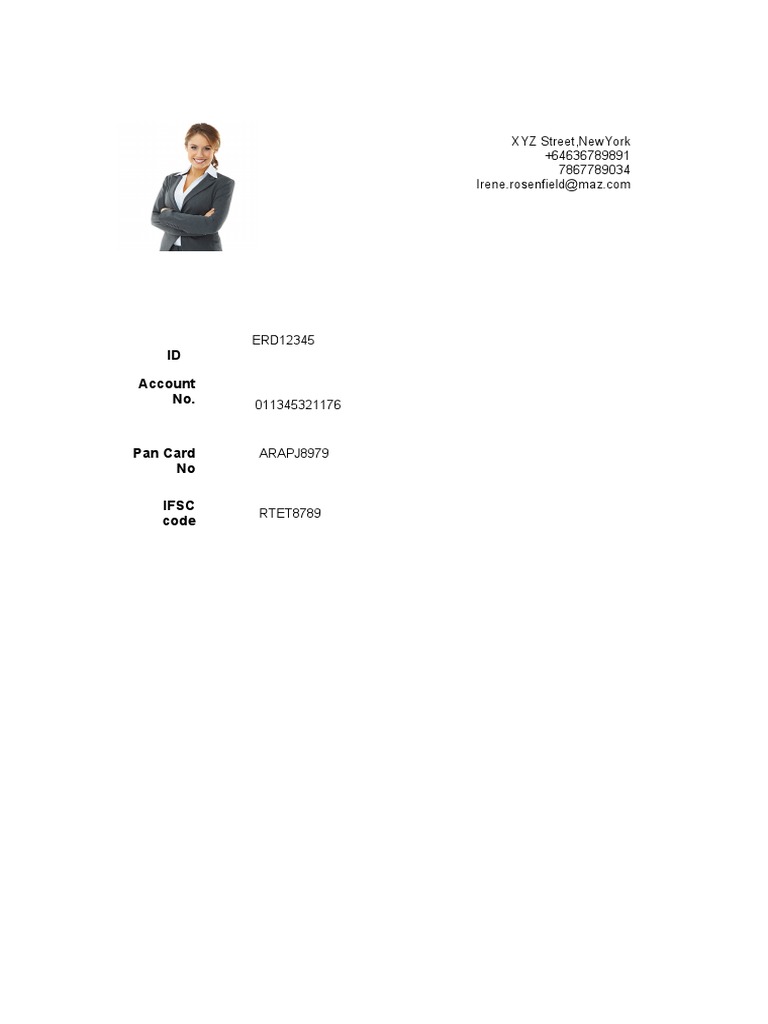 Executive Profile Template | PDF