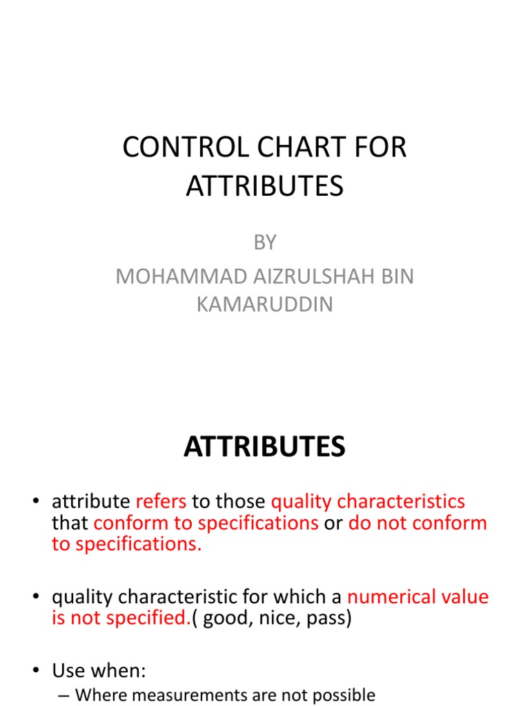 Control Chart For Attributes-Aizrul | Download Free PDF | Statistics ...