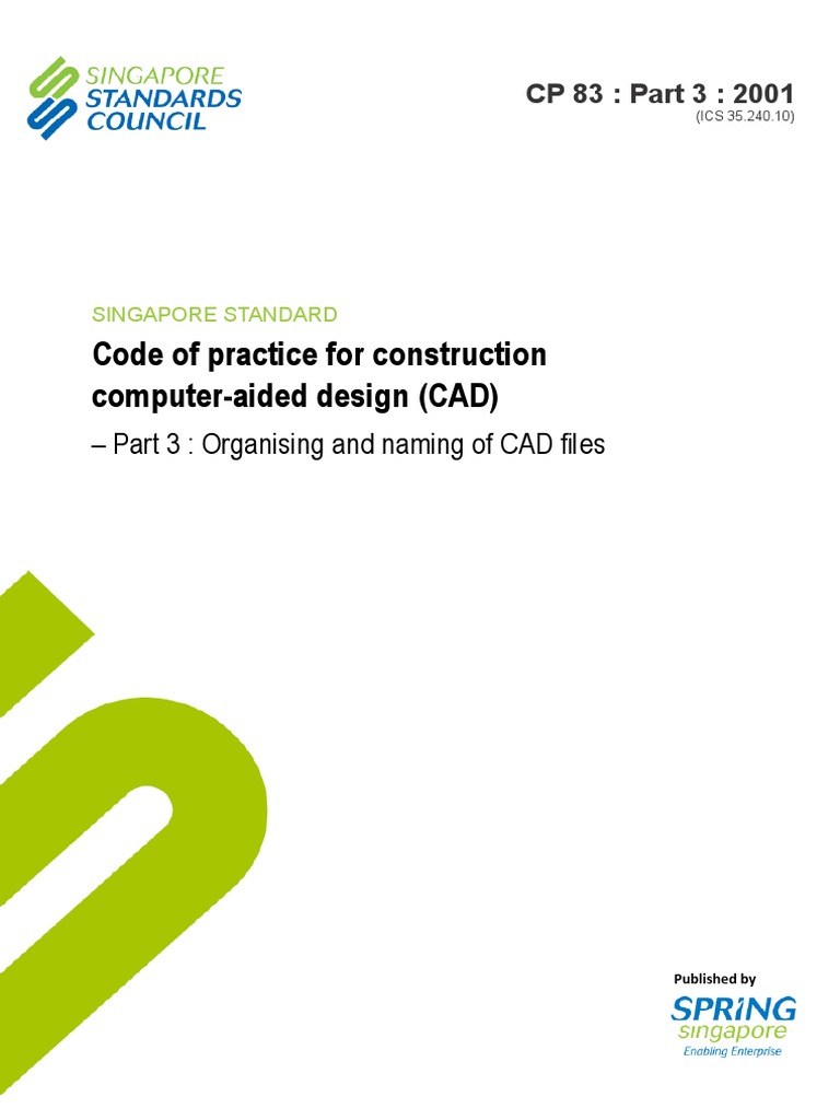 CP 83-3-2001 - Preview | PDF | Computer Aided Design | Singapore