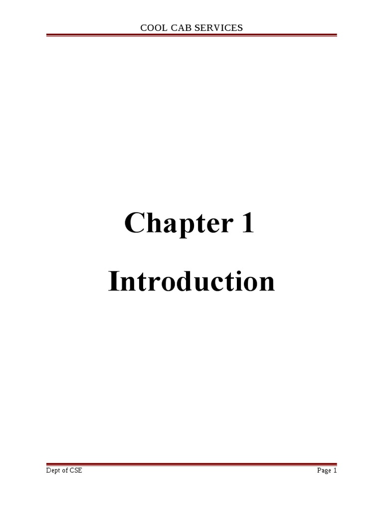 Cab Service Management Report | PDF | Runtime System | Systems Design