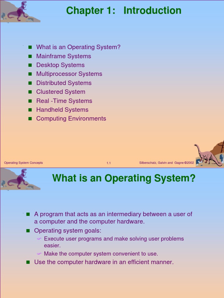 CH 1 | PDF | Operating System | Computer Program