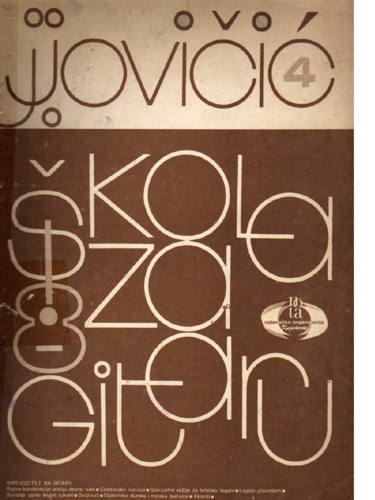 Jovan Jovicic - Skola Za Gitaru 04 | PDF