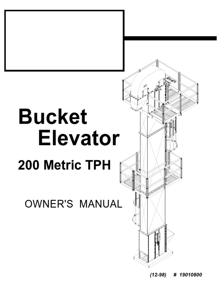 Bucket Elevator 200 TPH | PDF | Belt (Mechanical) | Elevator