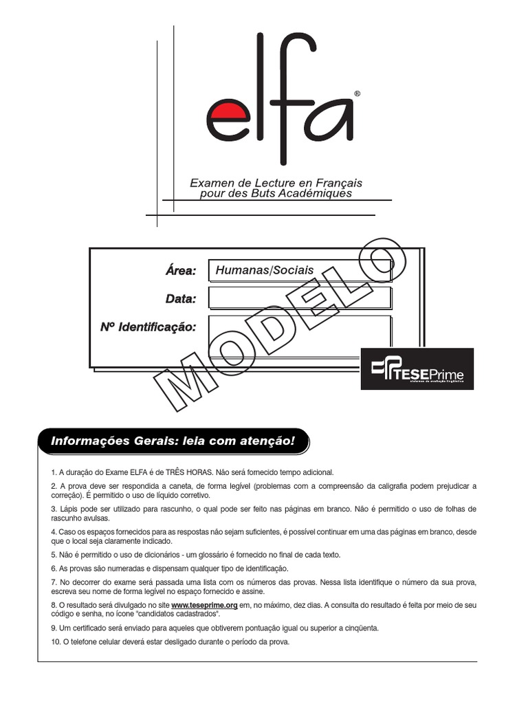 Exemplo Elfa | PDF