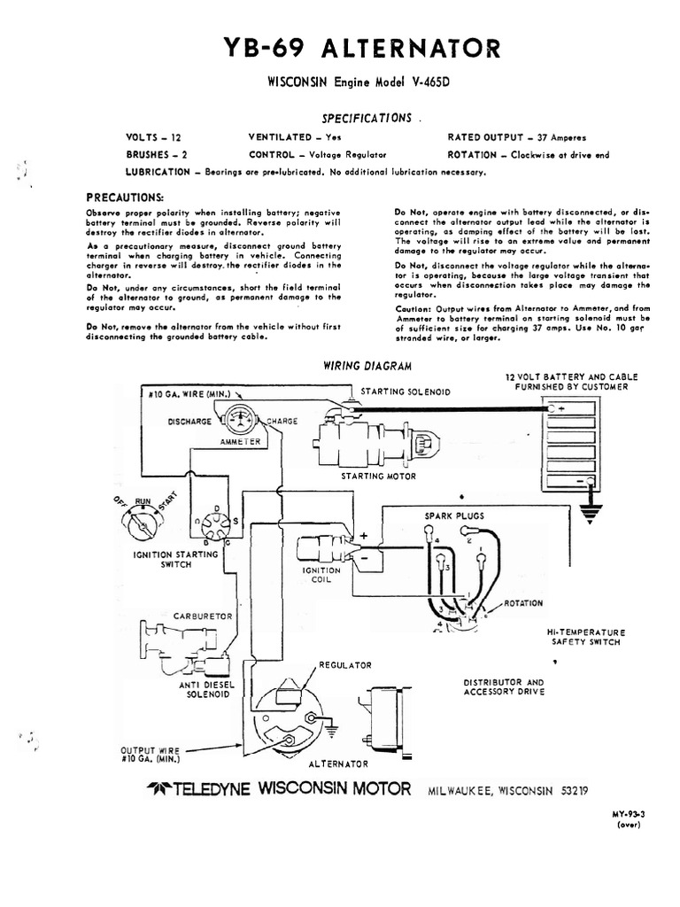 Winpower Wisc v-465d Engine | Download Free PDF | Ignition System ...