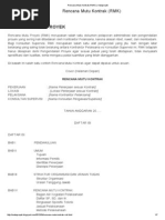 CONTOH RMK. (Rencana Mutu Konstruksi) | PDF | Bisnis | Komputer