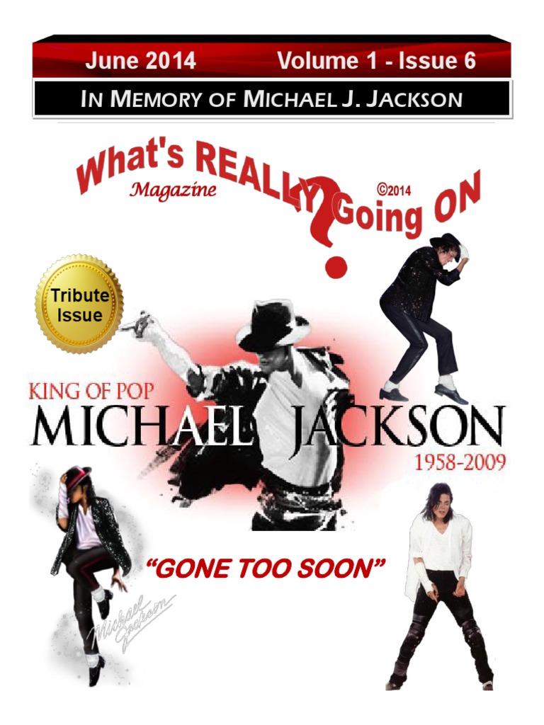 Vol 1 Issue 6 - June Tribute - Final For Print | PDF | Michael Jackson | Evidence (Law)