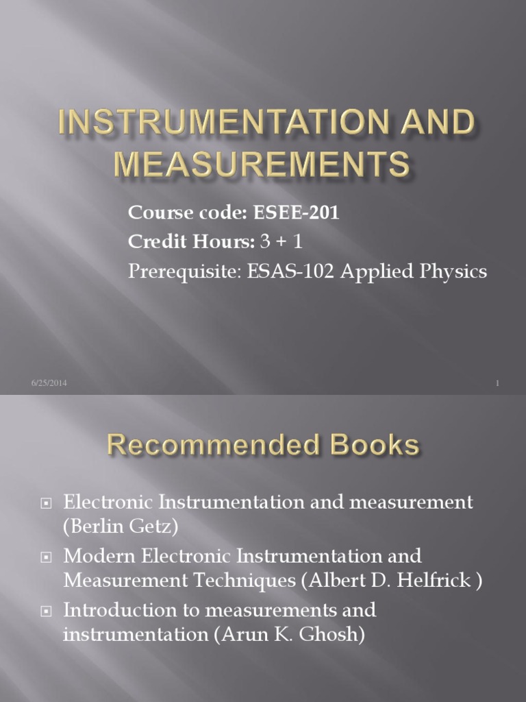 1 Introduction | PDF | Measuring Instrument | Tools