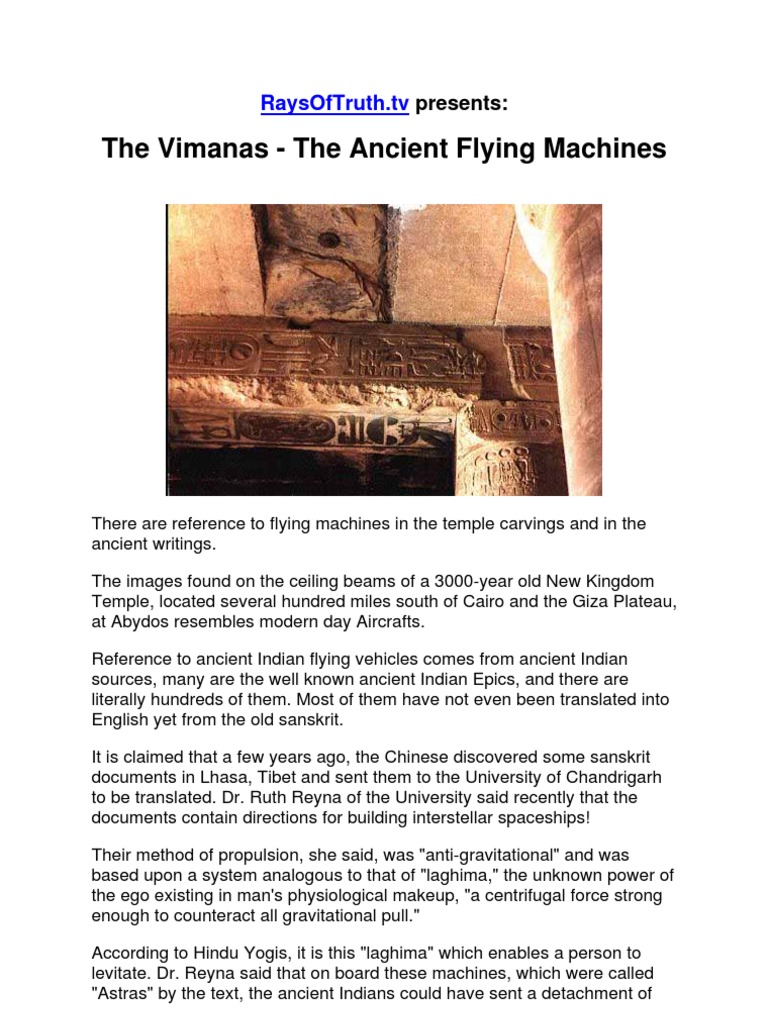 The Vimanas | PDF | History | Young Adult
