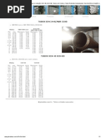 Tabela de Tubos SCH 40 e 80 NBR 5590 | PDF