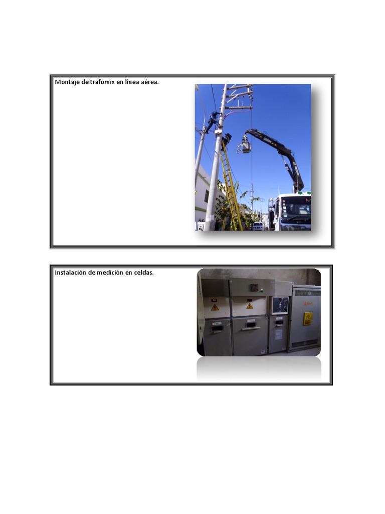 Montaje de Trafomix en Línea Aérea | PDF