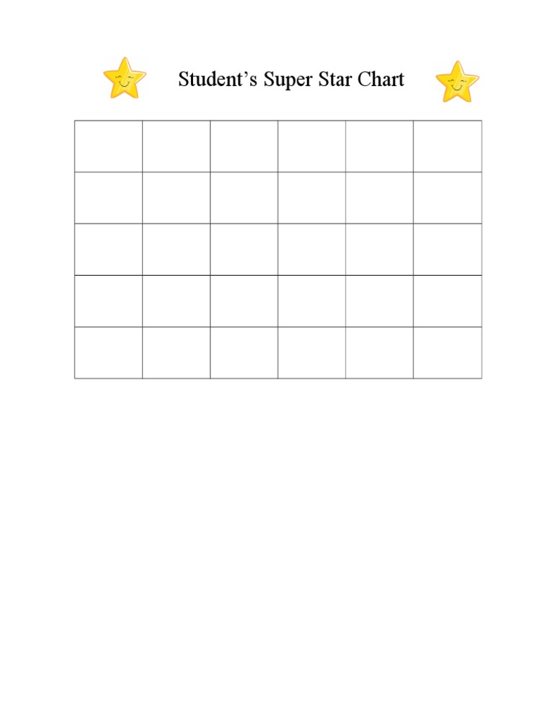 Student Superstar Chart Overview | PDF