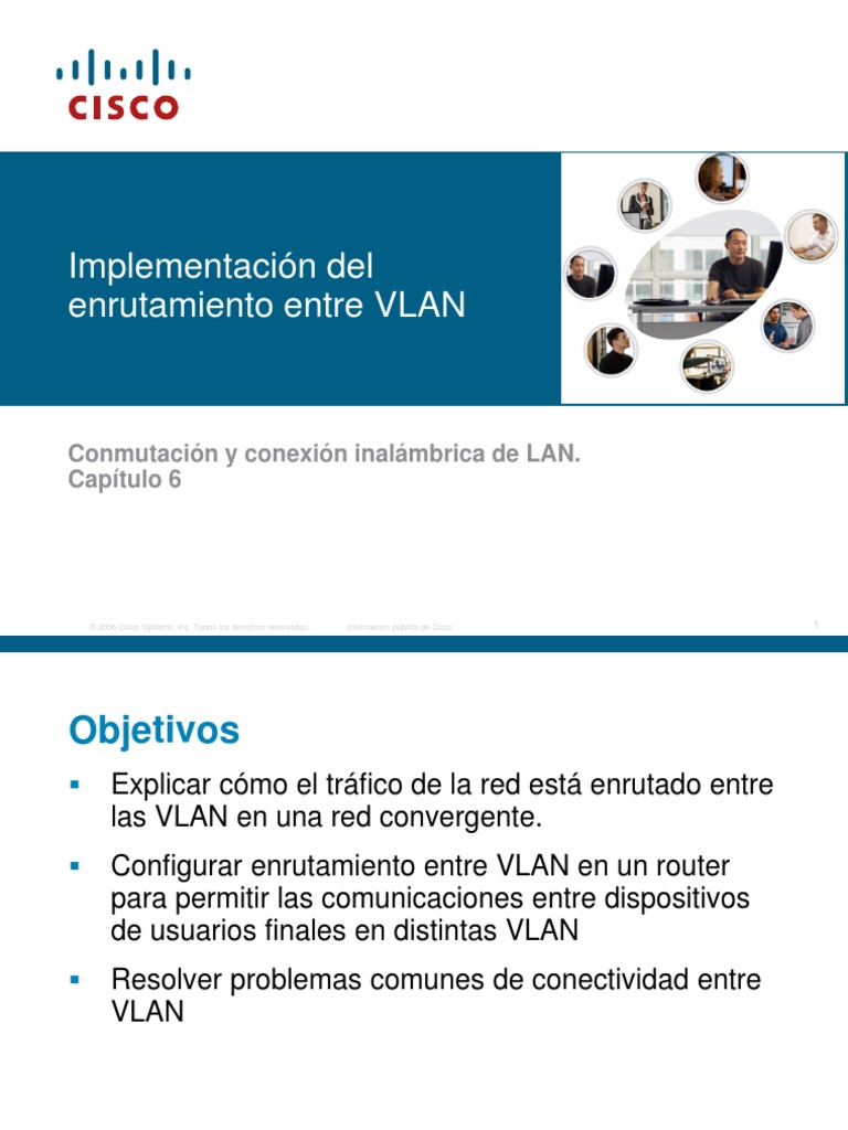Capitulo - 6-Enrutamiento Inter VLAN | PDF | Enrutador (Computación) | Conmutador de red