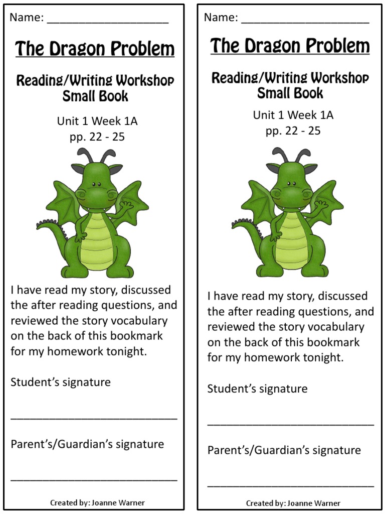 1 1a Bookmark The Dragon Problem | PDF | Lexicology | Applied Linguistics