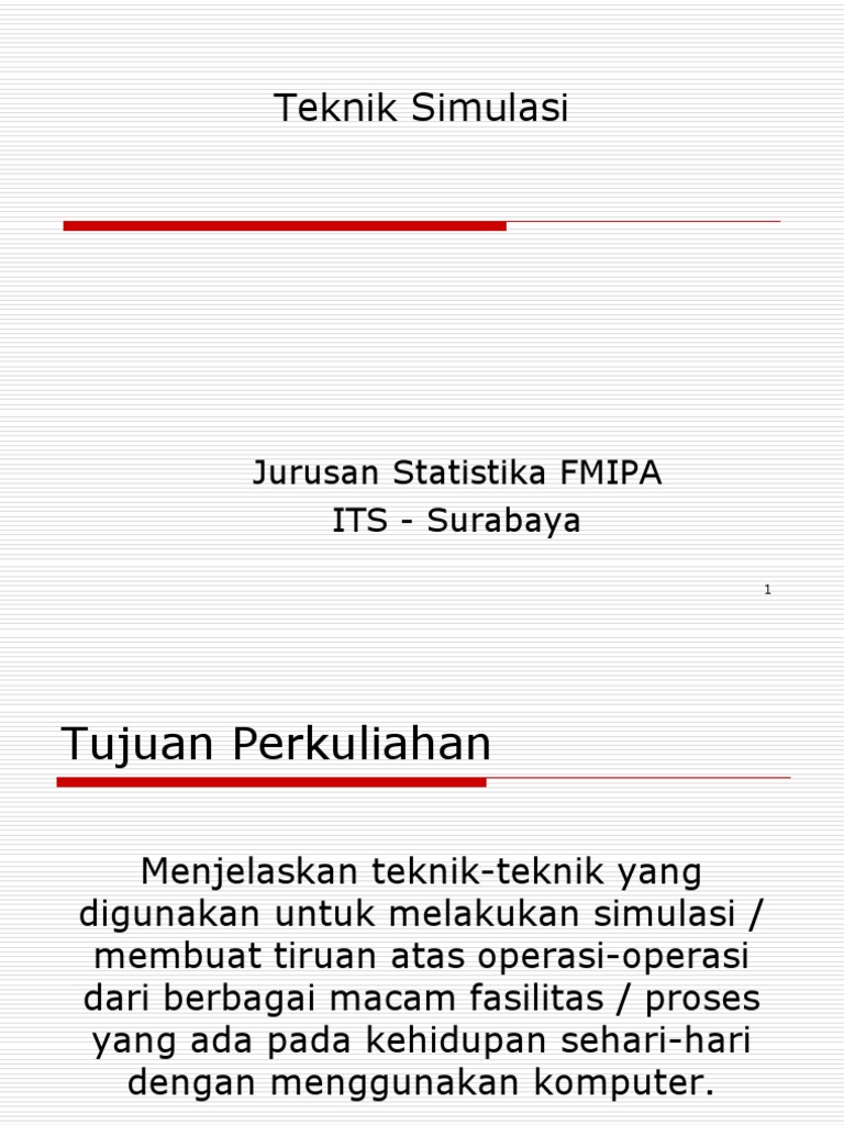 Simulation Techniques for Analyzing Systems | PDF | Accuracy And ...
