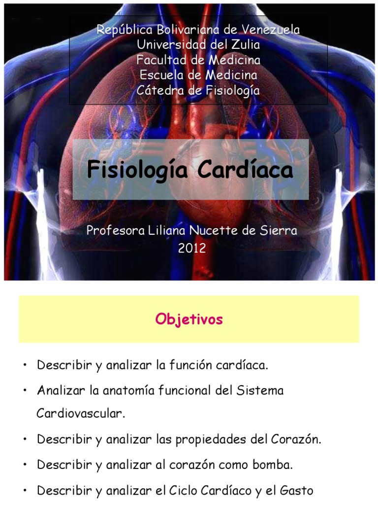 Fisiologia Cardiaca | PDF | Corazón | Sistema circulatorio