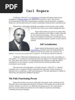 Carl Rogers' Self-Actualization Theory | PDF | Self Actualization ...