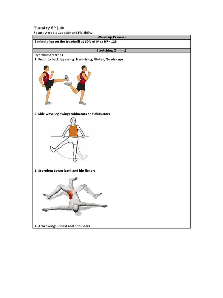 Tuesday 8th July | PDF | Arm | Foot