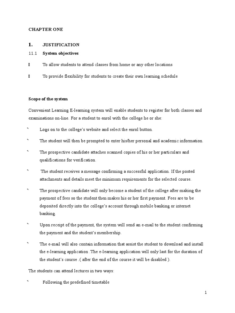 Feasibility Study E Learning Final | PDF | Educational Technology | Password