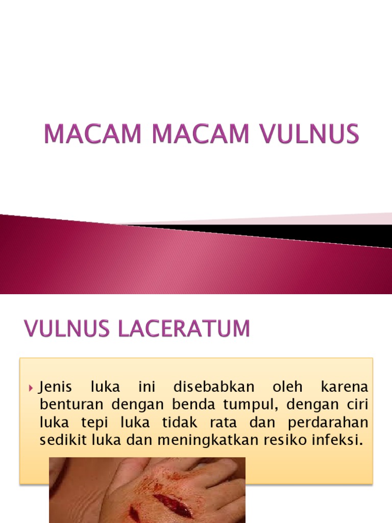 Macam Macam Vulnus | PDF | Sains & Matematika