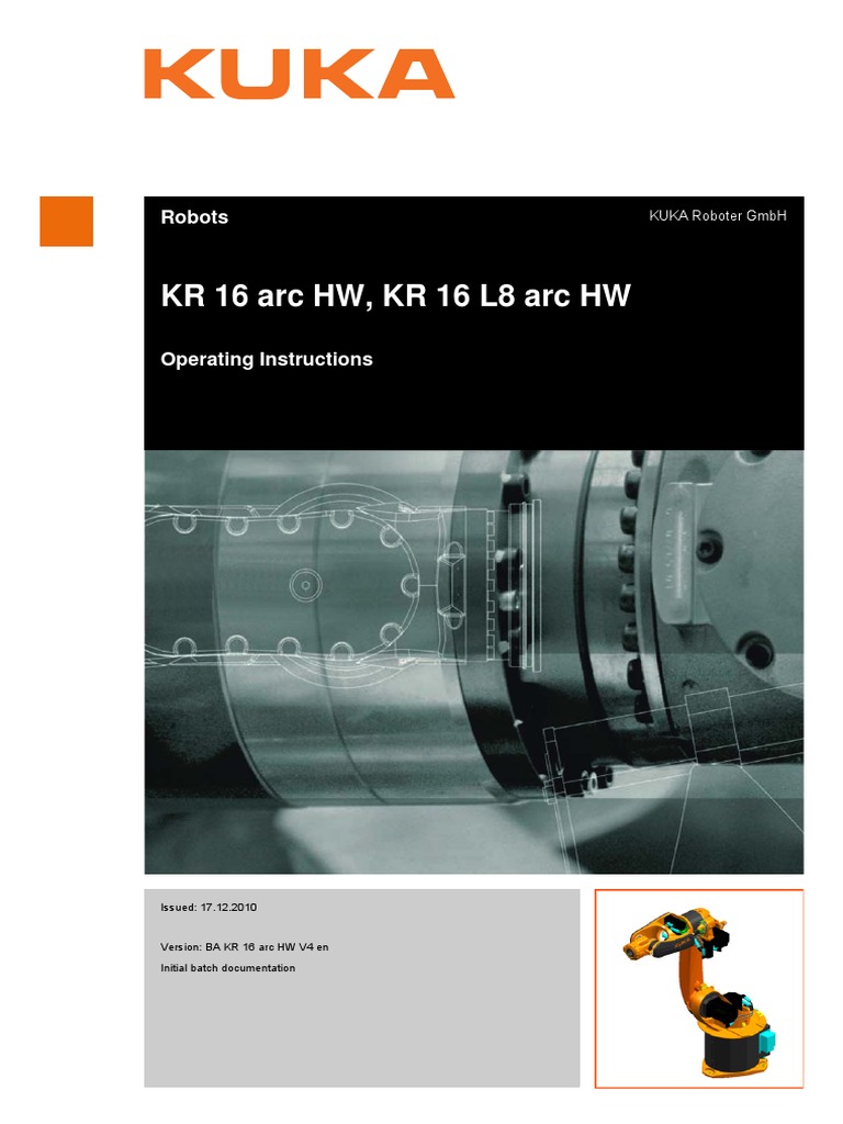 Ba KR 16 Arc HW en | PDF | Robot | Robotics
