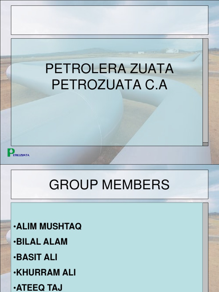 Petrozuata Case Study | PDF | Project Finance | Risk